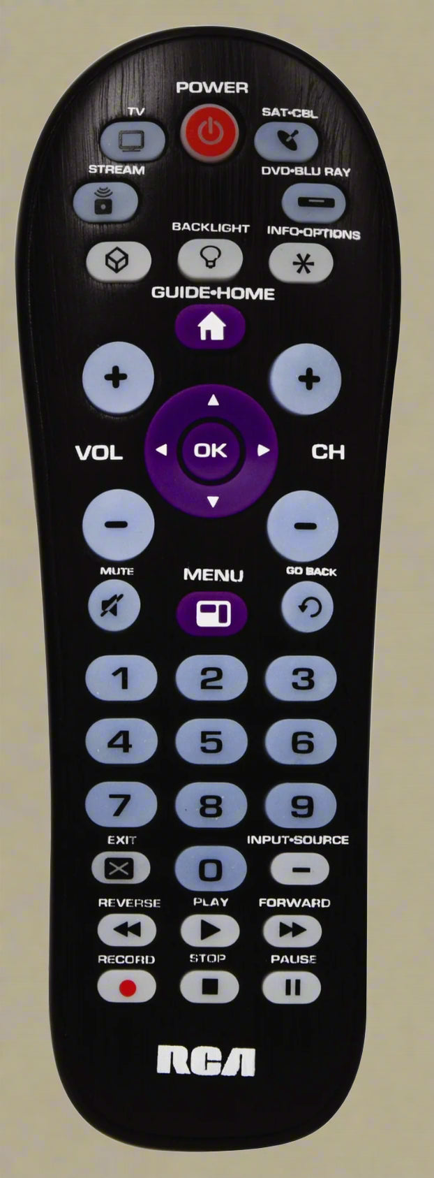 RCA STREAMING PLAYER MULTI-DEVICE REMOTE – COLO