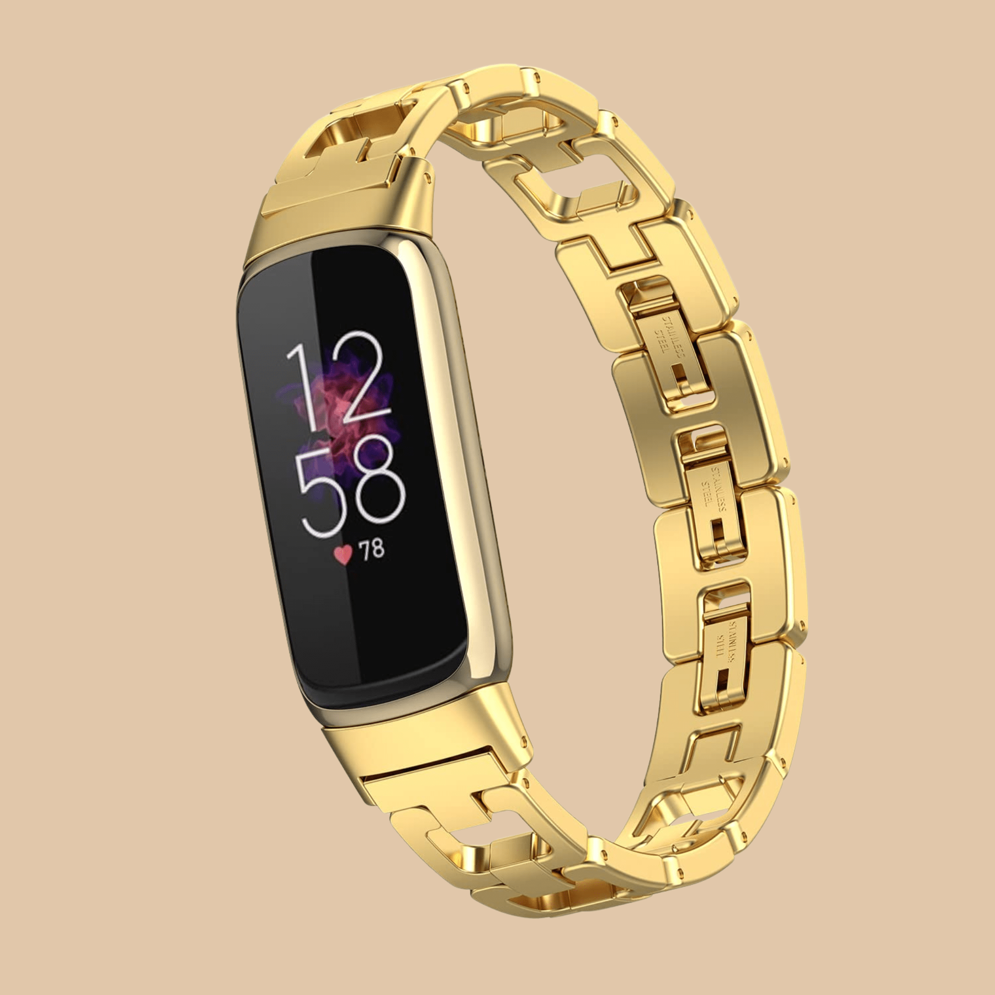 Stainless Steel Fitbit Luxe Band Sleek Premium Design – COLO