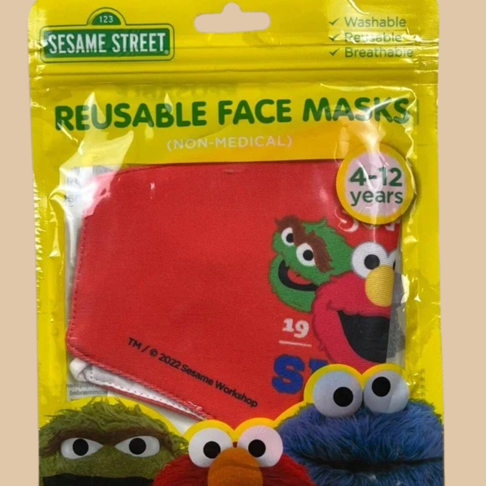 Sesame Street Red Elmo Mask – COLO